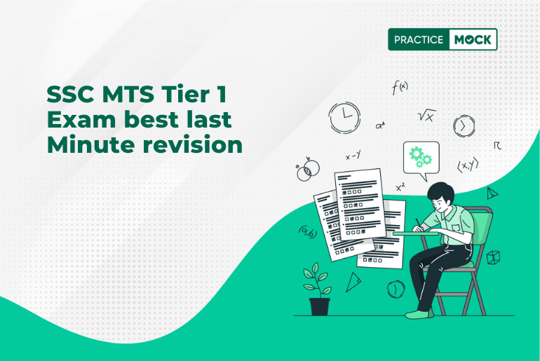 SSC MTS Tier 1 Exam Best Last Minute revision - Practicemock