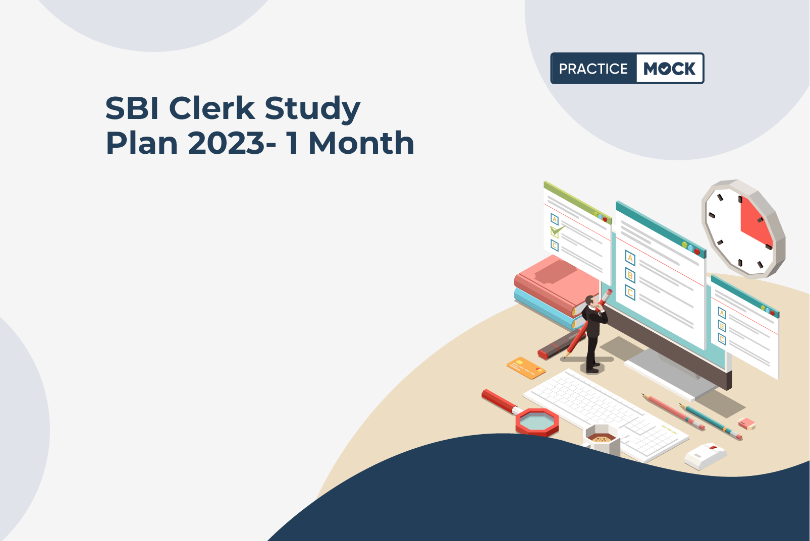 SBI Clerk Study Plan 2023- 1 Month - Practicemock