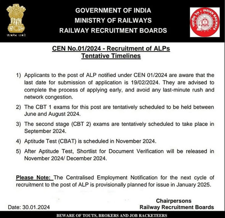 RRB ALP 2024 Exam Date Check Expected Exam Dates Practicemock