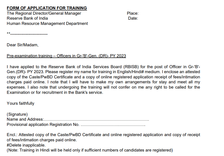 RBI Grade B 2024 Notification Out, Apply Online On 25th July