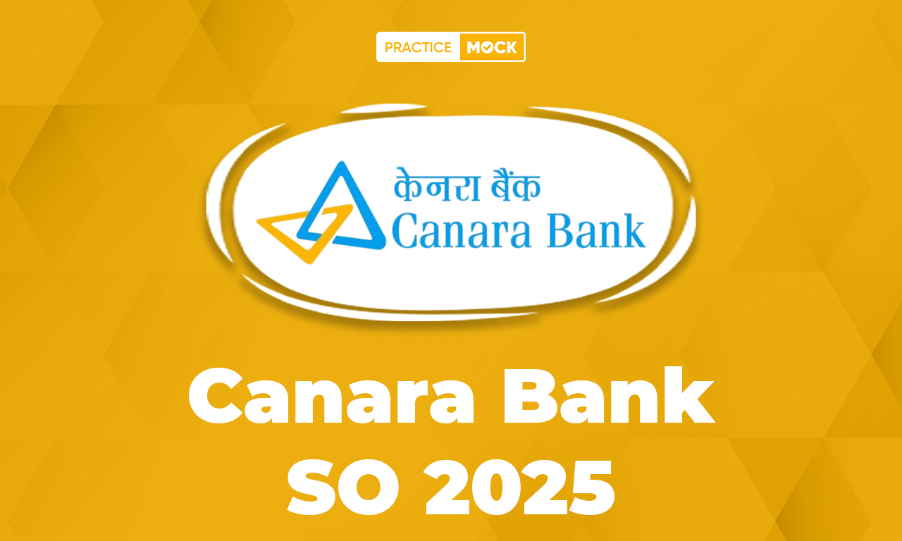 Canara Bank SO Recruitment 2025 Notification Out for 60 Vacancies