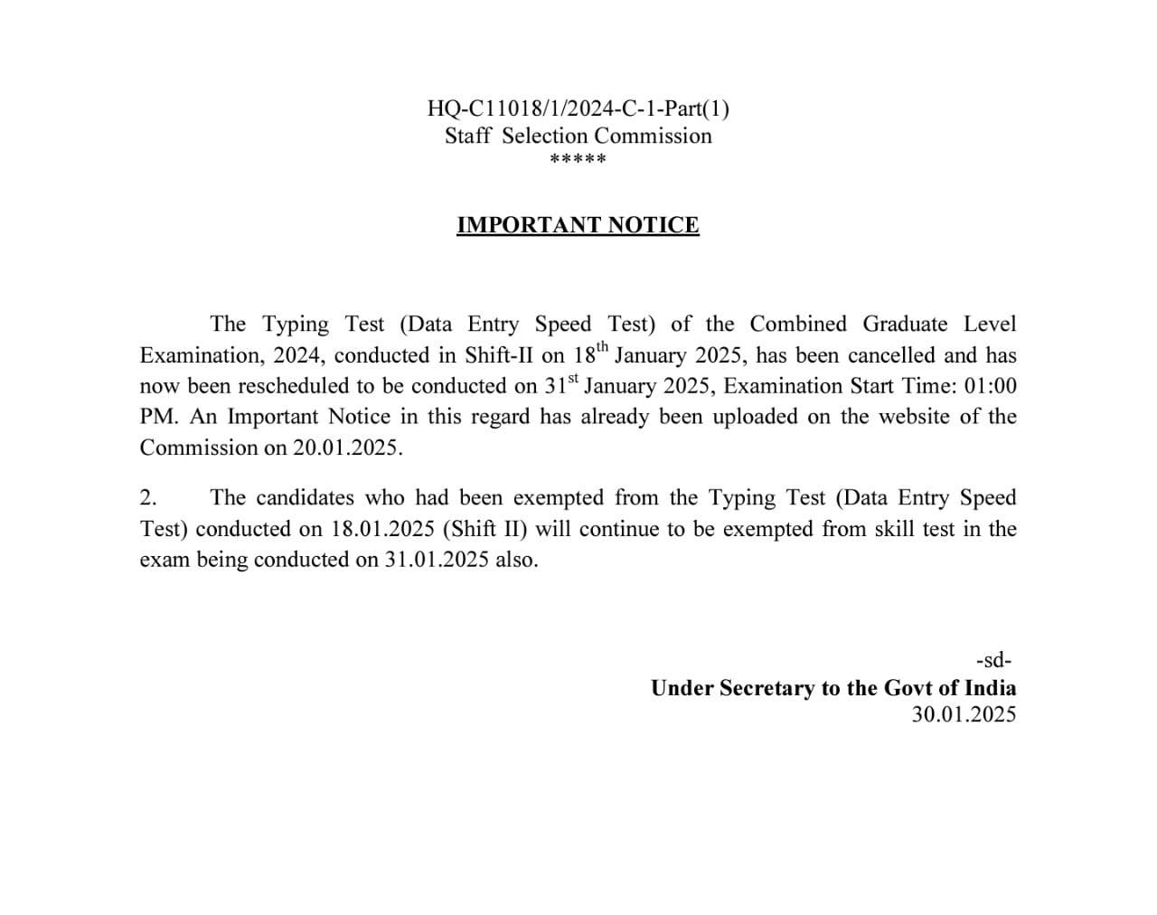 SSC CGL Typing Test: Check Speed, Rules, For Which Posts, & Latest Notice