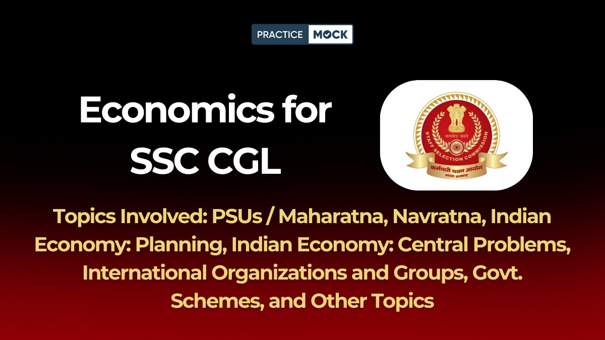 Economics for SSC CGL PDF Part 3: Download Free PDF