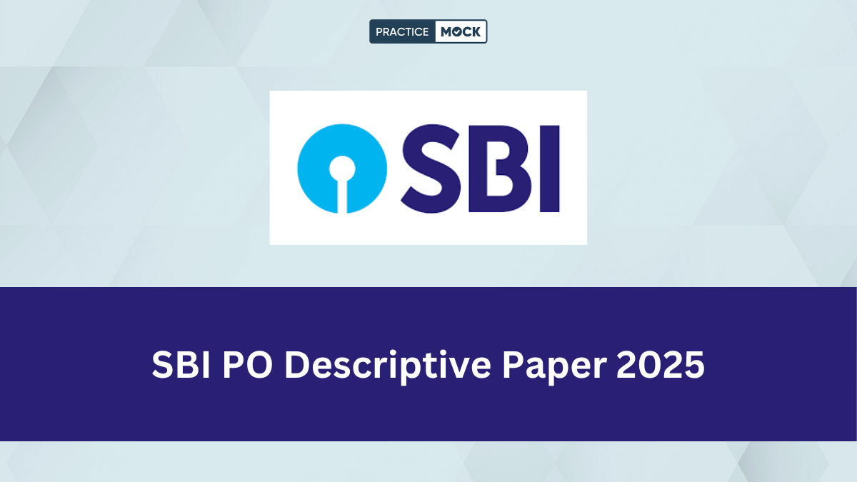 SBI PO Descriptive Paper 2025