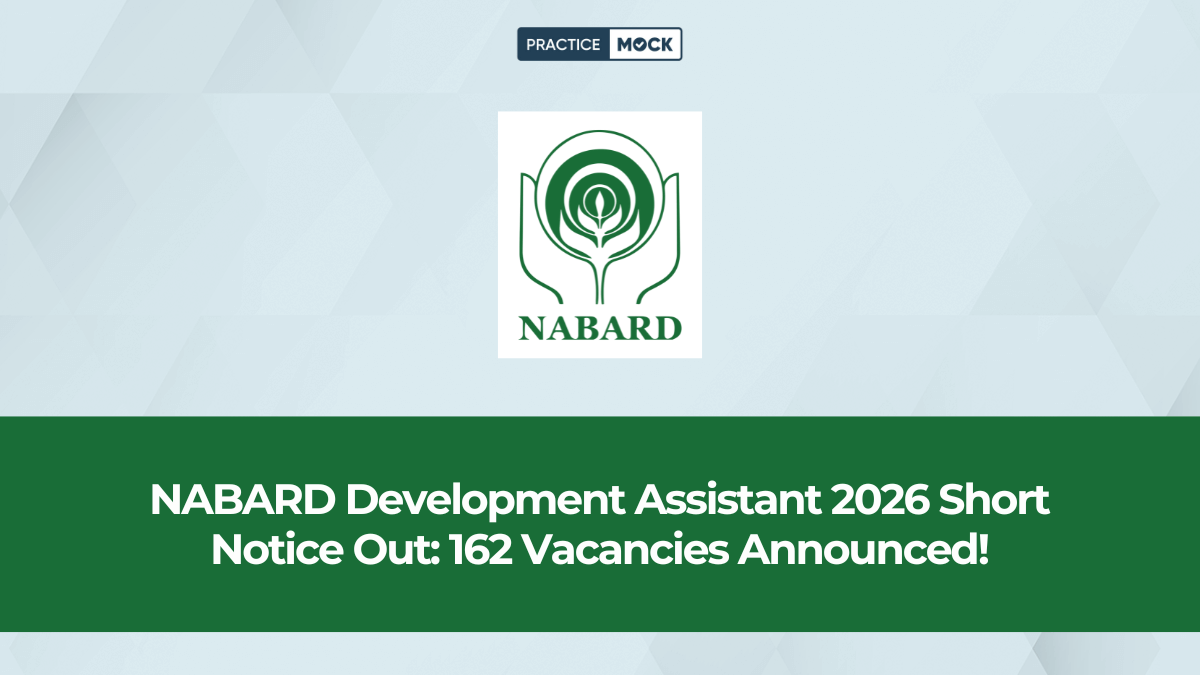 NABARD Development Assistant 2026 Short Notice Out: 162 Vacancies ...
